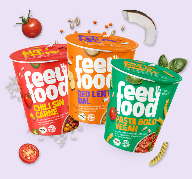 feelfood® Instant Mahlzeiten - schnell, gesund und suuuper tasty